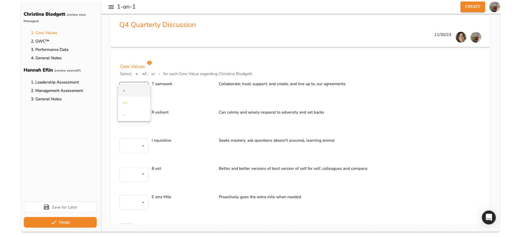 People First, then Vision: the EOS® People Analyzer