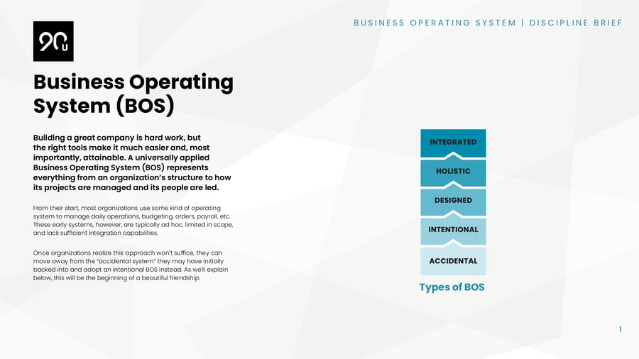 On Business Operating Systems