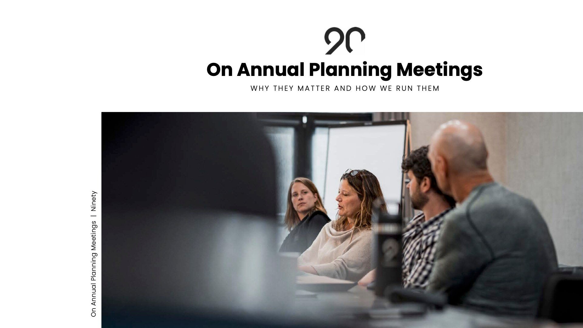 On Annual Planning Meetings